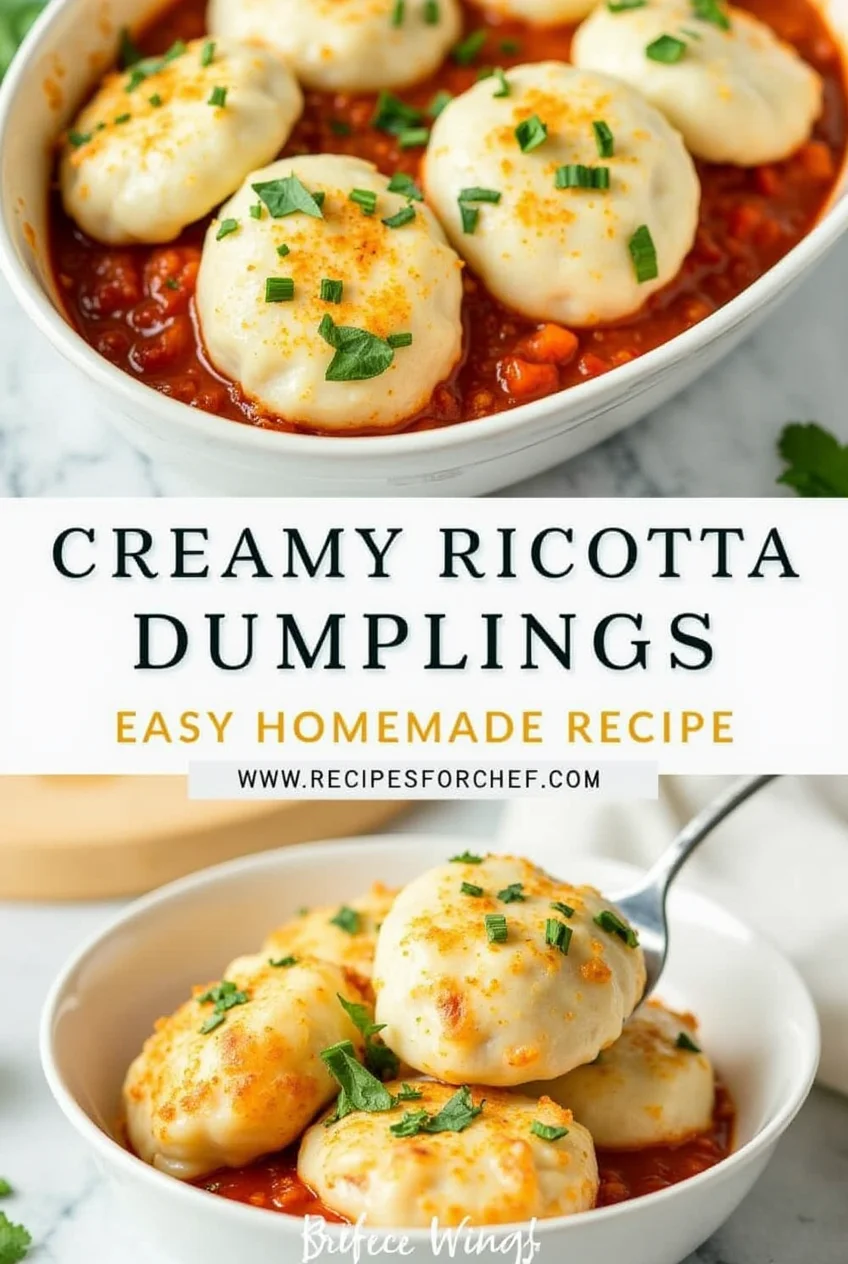 Creamy Ricotta Dumplings: Easy Homemade Recipe 2025