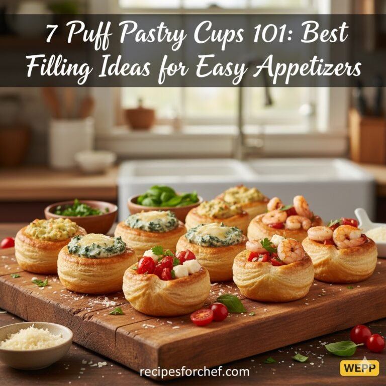 Puff Pastry Cups 101: Best Filling Ideas for Easy Appetizers